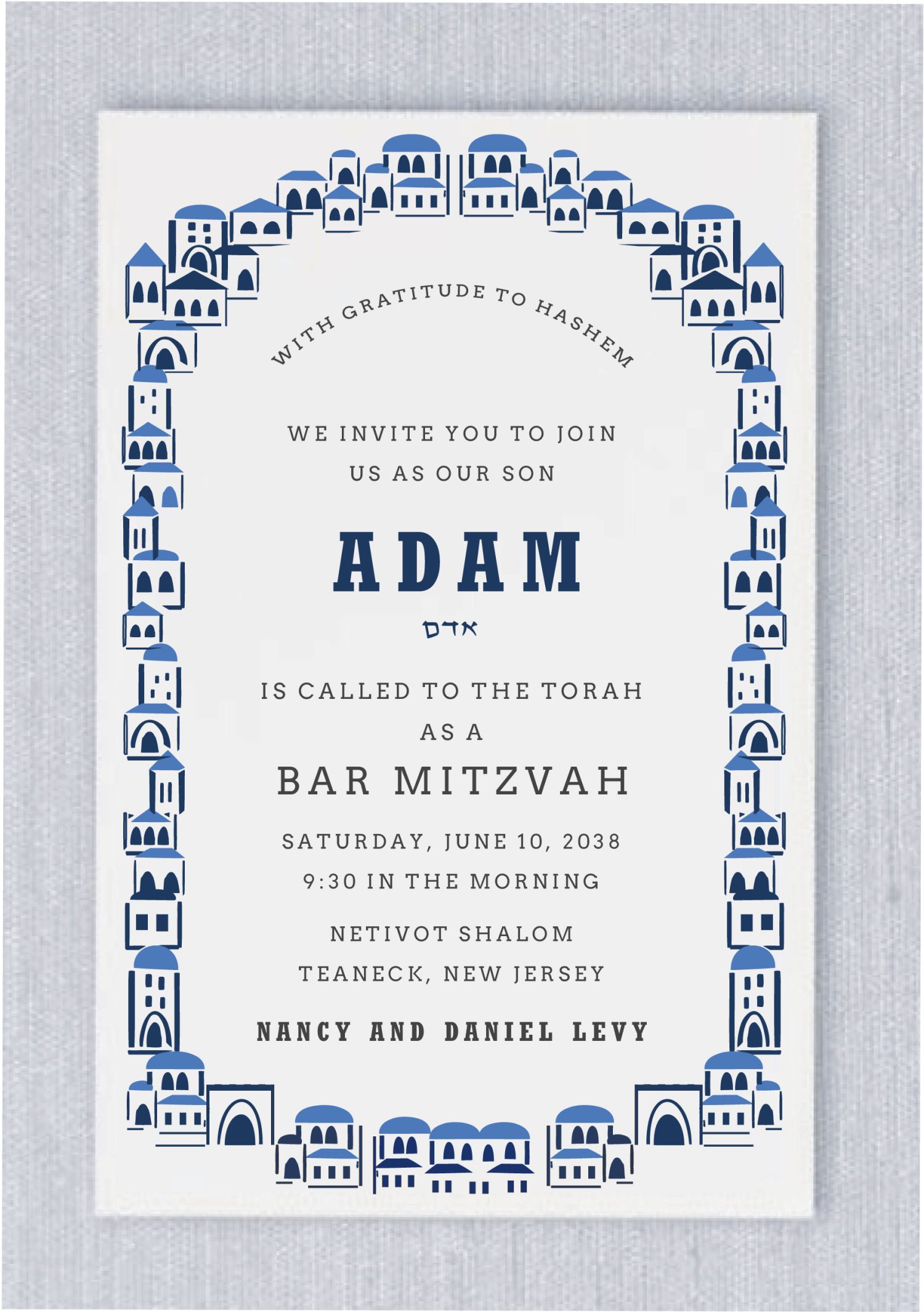 Invitaciones Para Bar Mitzvah En Ipad